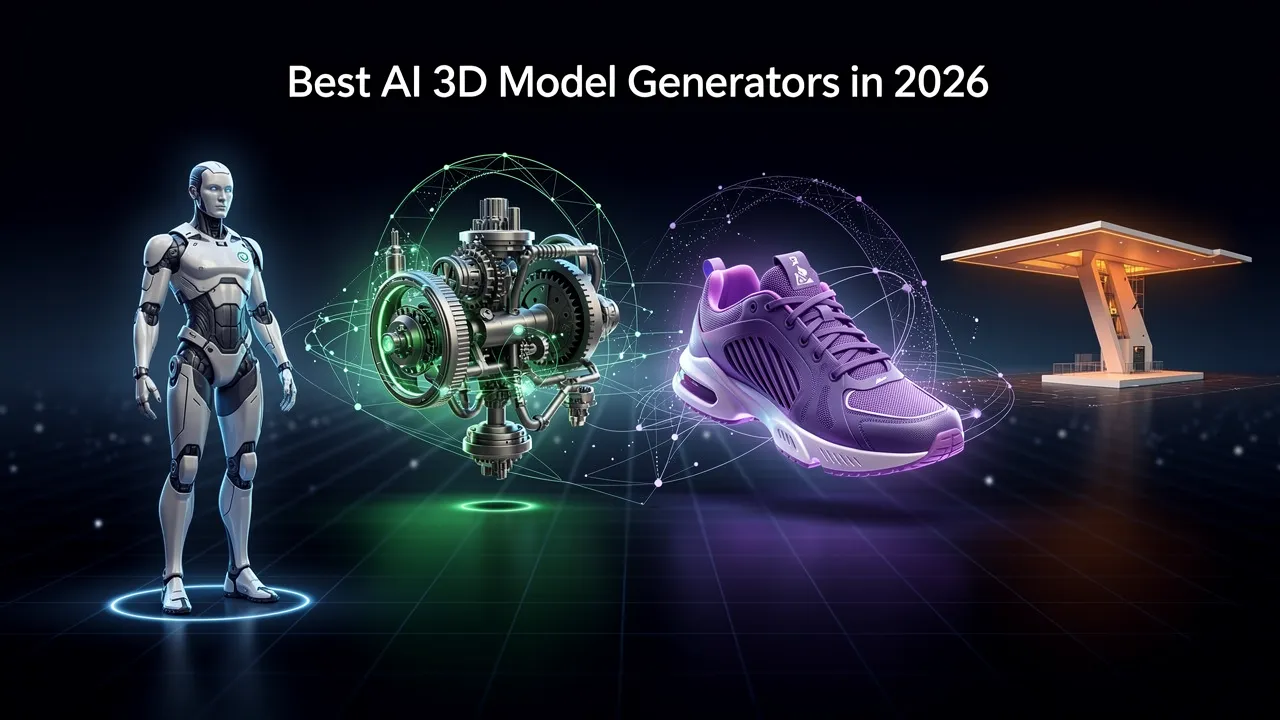 Best AI 3D Model Generators in 2026: TRELLIS vs Meshy vs Tripo vs Hitem3D
